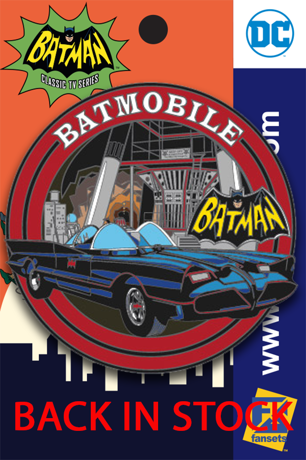 DC Comics Batman 1966 Collection BATMOBILE| PinForce