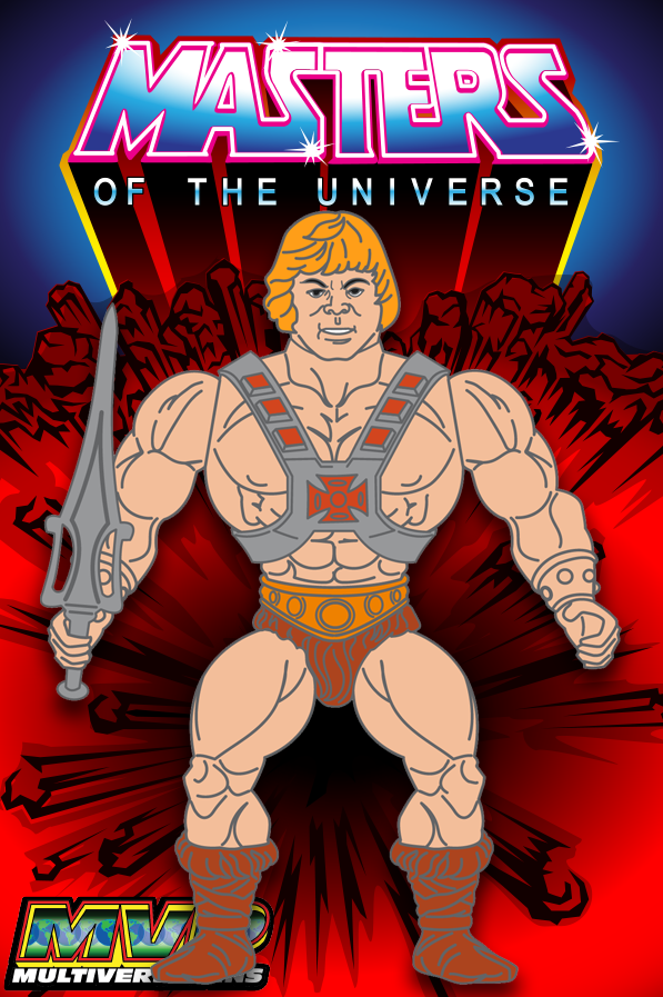 He-Man HE-MAN MicroCharacter Only at MultiVersePins.com| PinForce