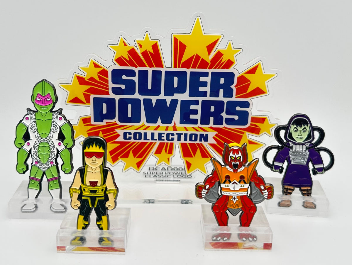 DC Comics Classic SUPER POWERS COLLECTION Acrylic display logo #175 ...