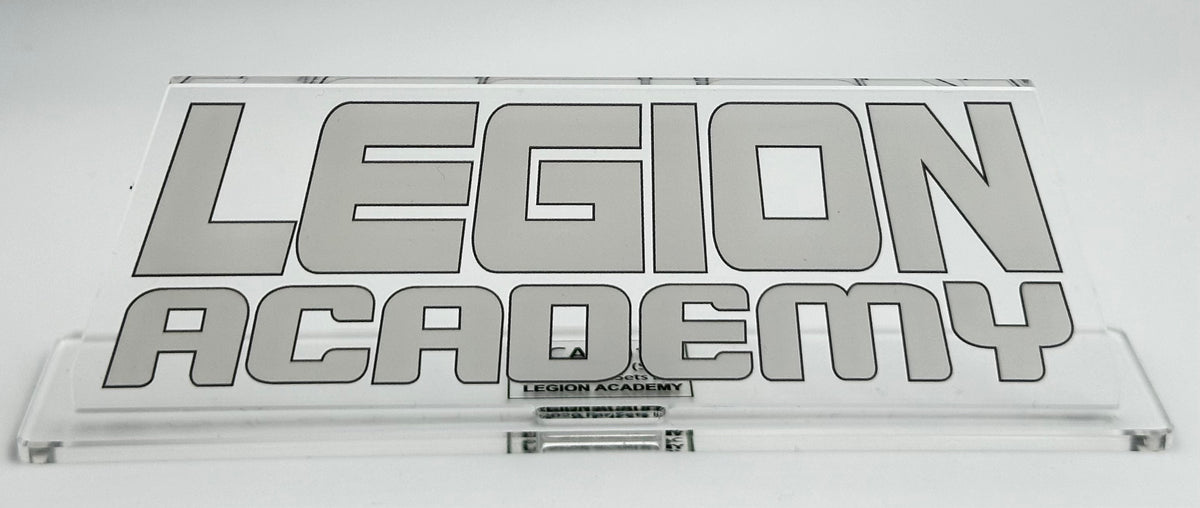 DC COMICS CLASSICS The LEGION ACADEMY ACRYLIC DISPLAY LOGO #281| PinForce