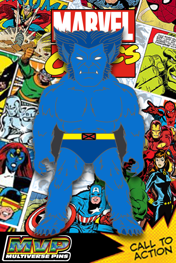 Marvel Comics The BEAST only at MULTIVERSEPINS| PinForce