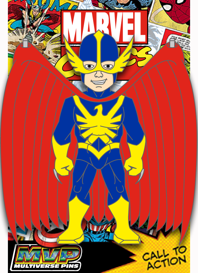 Marvel Comics NIGHTHAWK only at MULTIVERSEPINS| PinForce