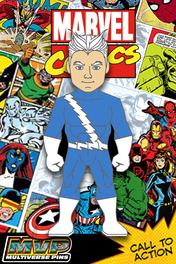 Marvel Comics QUICKSILVER only at MULTIVERSEPINS| PinForce