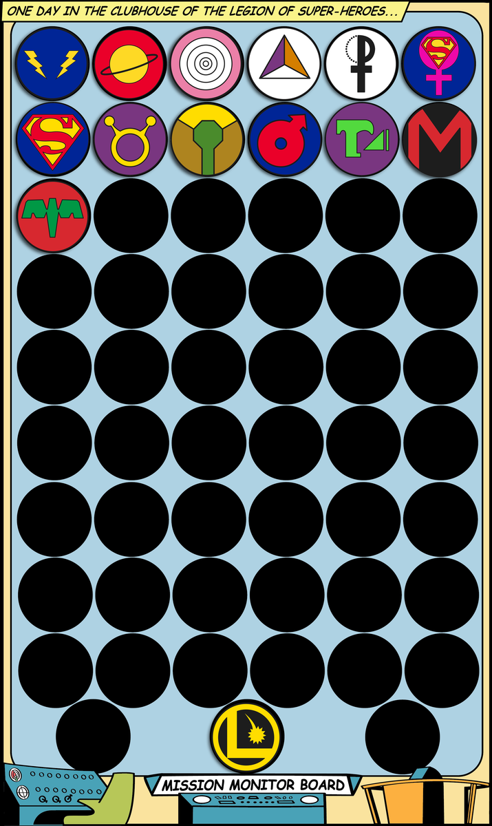 DC Comics Classic MONITOR BOARD ULTRA BOY LOGO #334| PinForce
