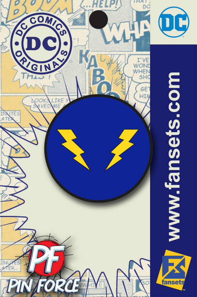 DC Comics Classic MONITOR BOARD LIGHTNING LAD LOGO #244| PinForce
