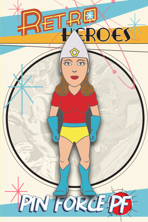 RetroHeroes™ Classic BULLETGIRL #363| PinForce