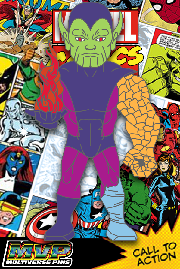 Marvel Comics SUPER SKRULL MULTIVERSEPINS| PinForce