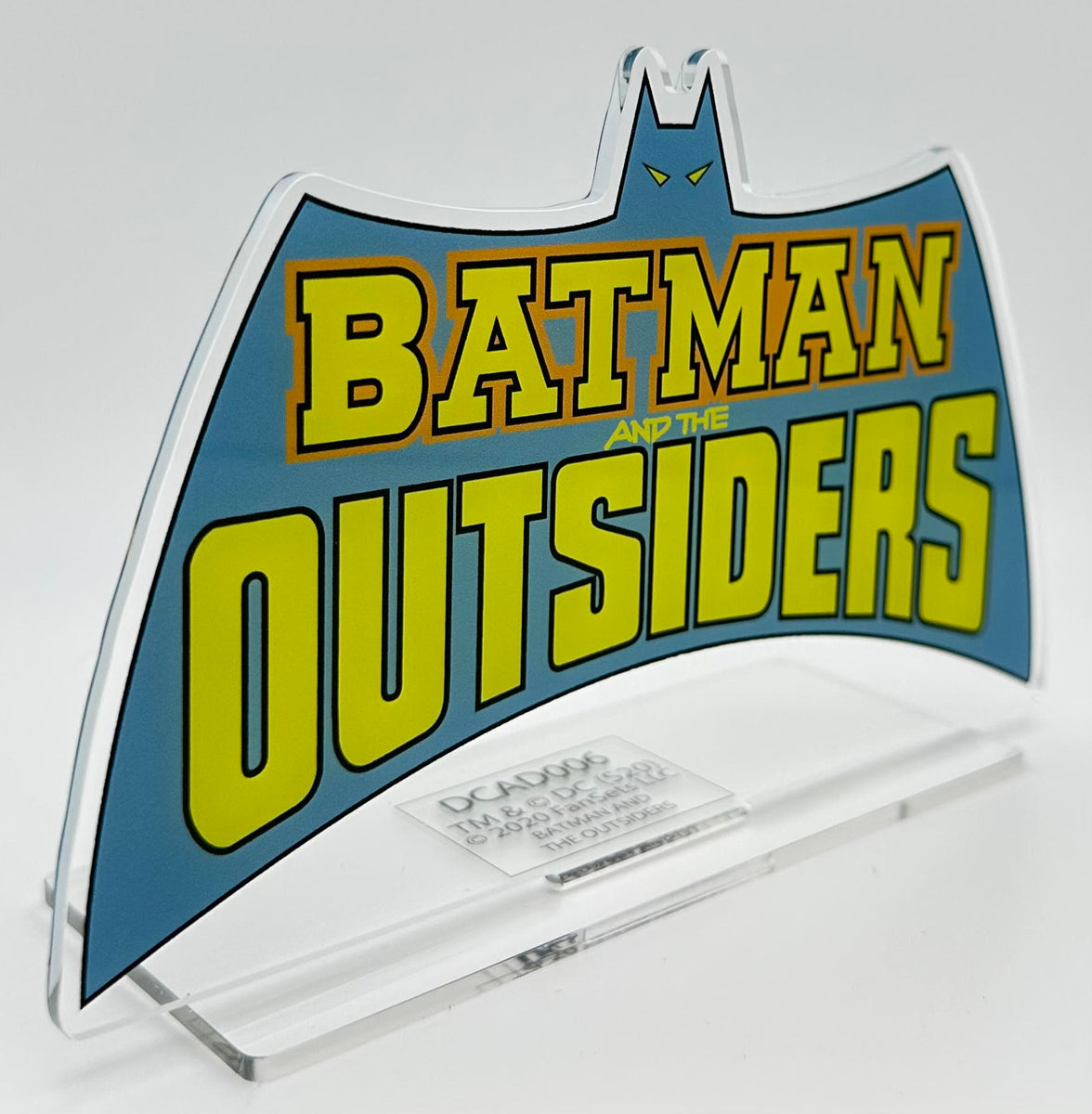 DC Comics Classic BATMAN AND THE OUTSIDERS Acrylic display logo #187 ...