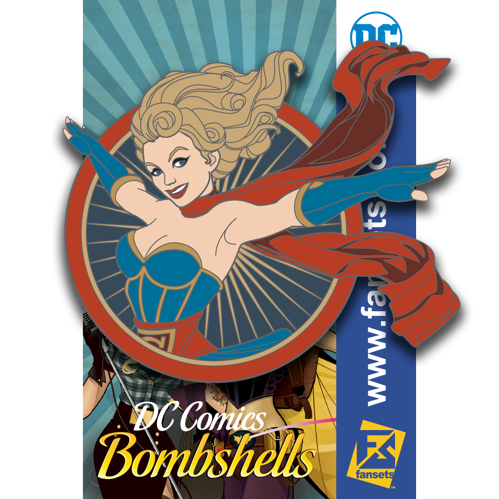 DC Comics Bombshells SUPERGIRL Badge #176| PinForce