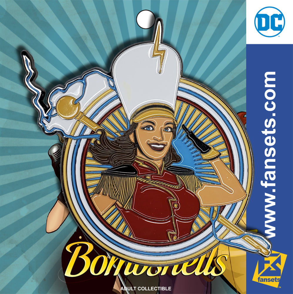 DC Comics Bombshells MARY MARVEL Badge Licensed FanSets Pin| PinForce