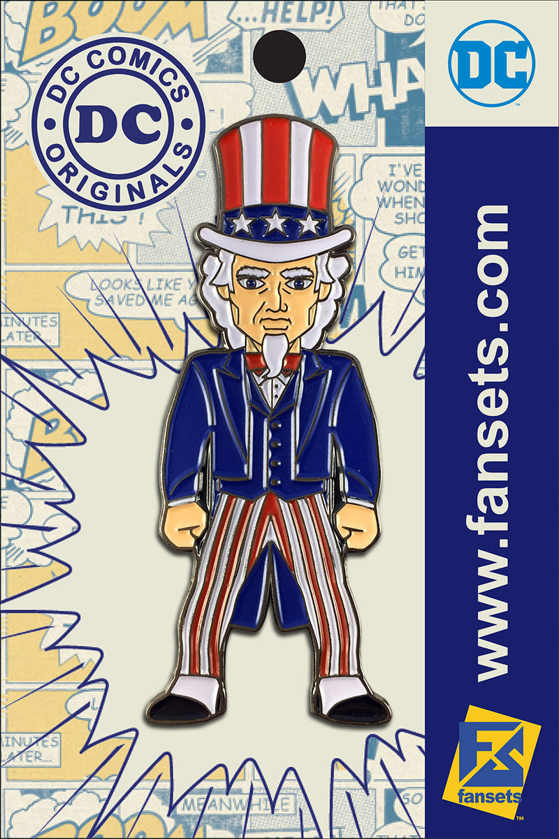 DC Comics Classic UNCLE SAM Licensed FanSets Pin MicroJustice| PinForce