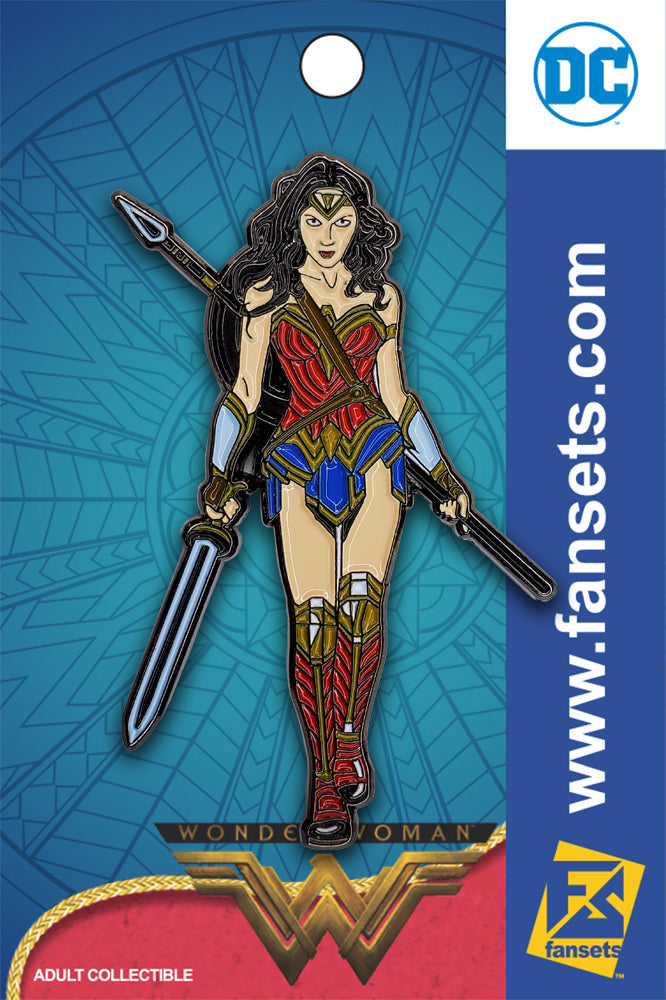 DC Comics WONDER WOMAN SPEAR Licensed FanSets Pin| PinForce
