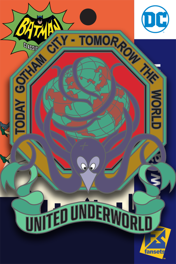 DC Comics Batman 1966 Collection UNITED UNDERWORLD Series 1 LOGOS #55 ...